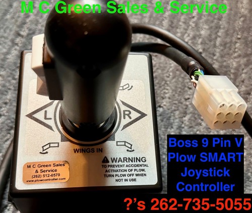 NEW! SMART JOYSTICK BOSS V VEE BLADE SNOW PLOW CONTROLLER 9 PIN PROGRAMMABLE | eBay