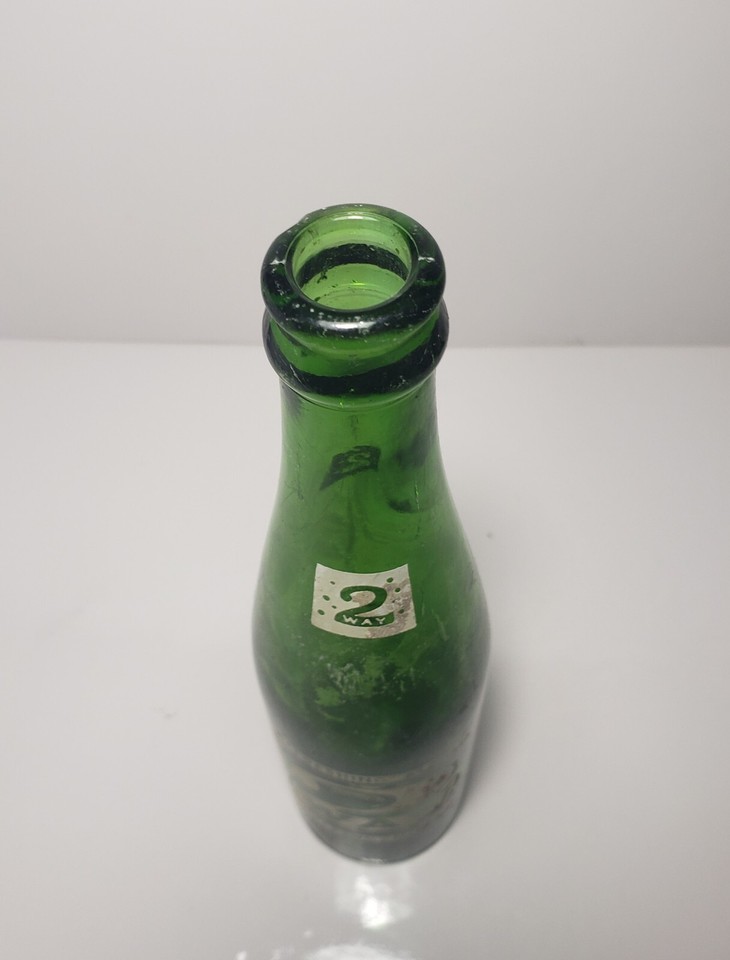 Vintage 2 Way Glass Soda Bottle Green Canada 10oz | eBay