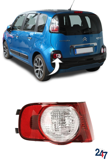 Car Rear Light Assemblies Rear Stop & Tail Bulb Holder REPAIR Citroen ...