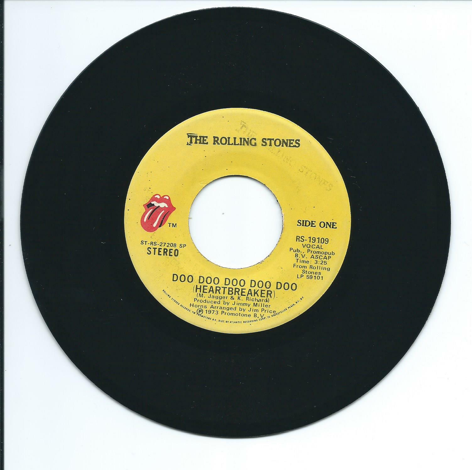 1973 THE ROLLING STONES "DOO DOO DOO DOO DOO" 45 rpm 7" | eBay