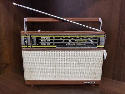 Vintage soviet radio receiver VEF-317, USSR 1986 | eBay
