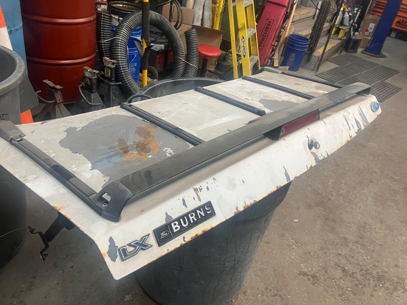 foxbody trunk lid with hinges, lock and latch, 3 | eBay