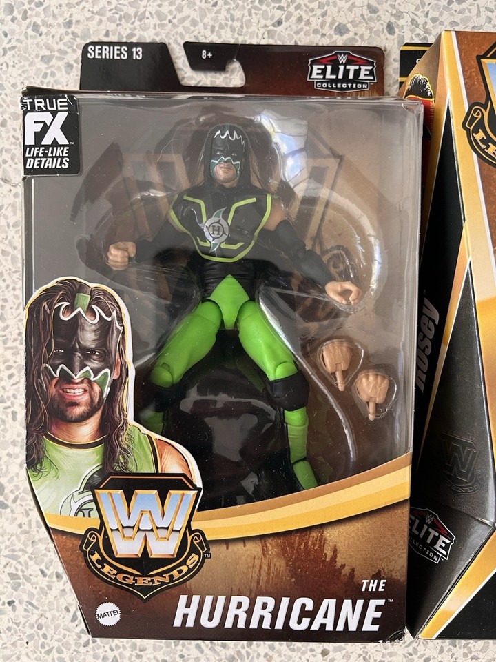 WWE ELITE LEGENDS HURRICANE MIGHTY MOLLY HOLLY CHASE VARIANT & ROSEY ...