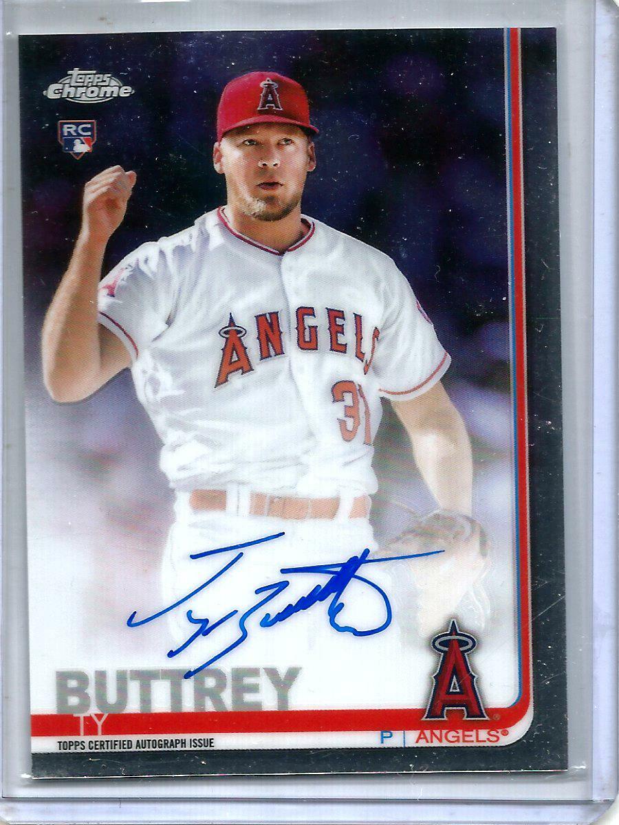 Ty Buttrey 2019 Topps Chrome Autograph Rookie | eBay