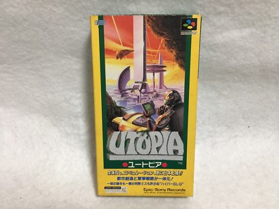 UTOPIA Super Famicom SNES Nintendo Japan Authentic Video Games | eBay Australia