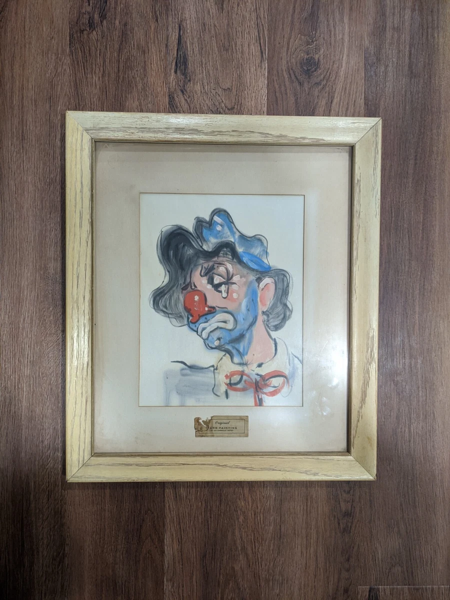 Crying Clown Painting