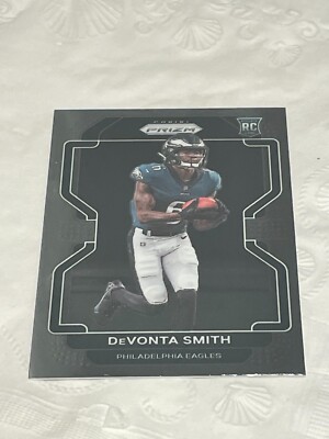 2021 PANINI PRIZM DEVONTA SMITH RC ROOKIE CARD #335 PHILADELPHIA EAGLES ...