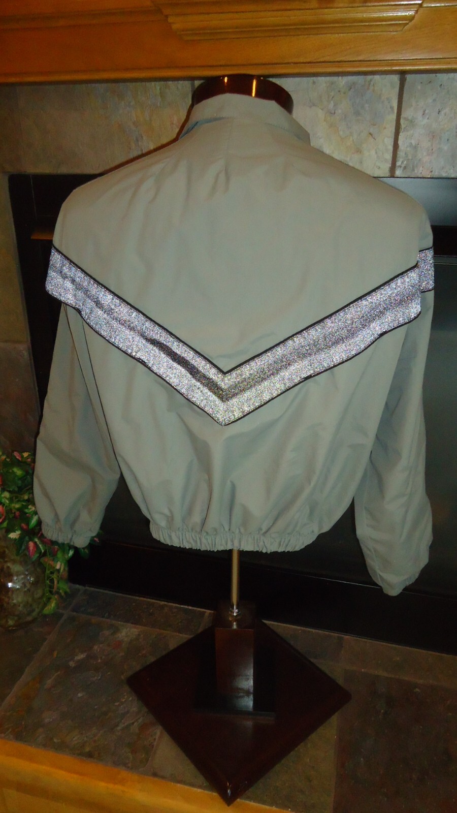 VINTAGE ARMY PHYSICAL FITNESS UNIFORM GRAY NYLON ZIP … - Gem