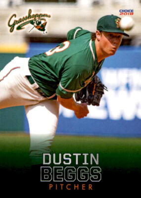 2018 Greensboro Grasshoppers Choice 5 Dustin Beggs Roswell Georgia ...