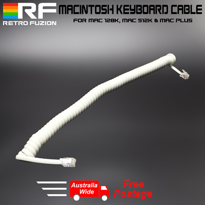 Macintosh 128k, 512K, Plus Keyboard Cable - for M0110 & M0110A | eBay ...
