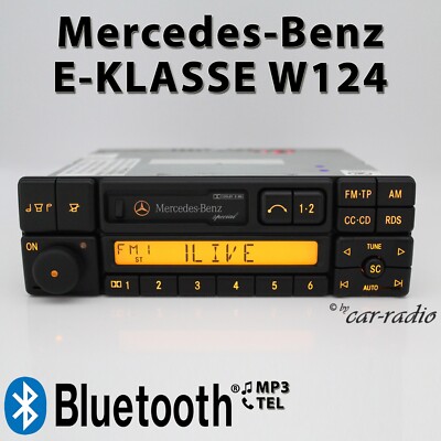 Original Mercedes W124 Radio Special BE2210 Bluetooth Radio MP3 S124 E ...