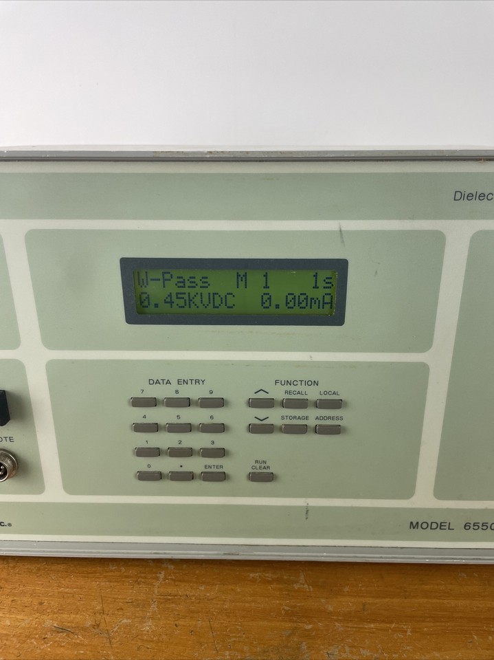 Vintage Hypot Ultra 6550DT Dielectric Analyzer Rare Read Descrption | eBay