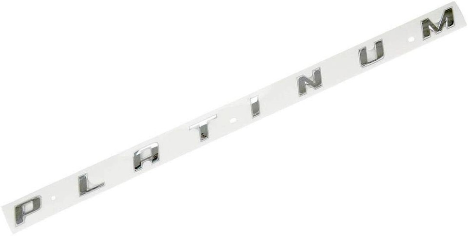 2x Platinum Emblem 3D Side Badge Nameplate Decal Sticker for F150 250 ...