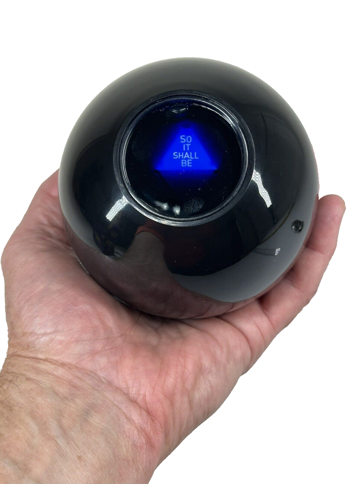 MYSTIC 8 BALL Retro Magic Fortune Telling Gypsy Witch Answers Question ...