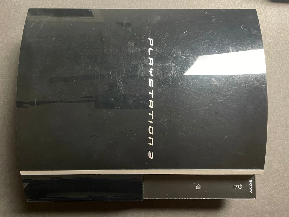 Sony Playstation 3 PS3 Phat Console - Fat Model - CECHL01 W/Controller ...