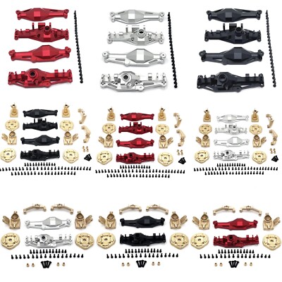 Alloy Front Rear Axle bridge Shell Brass Counterweight Parts For MJX 1/ ...