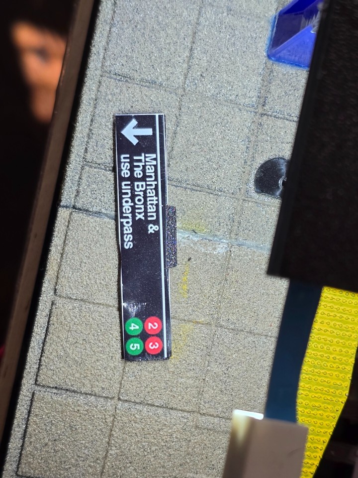 NYC MTA subway station set subway signs O scale Mth or lionel | eBay
