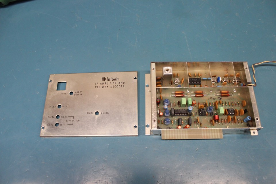 mcintosh mac 4100 receiver 045-215 IF amplifier and PLL MPX decoder pcb assembly | eBay