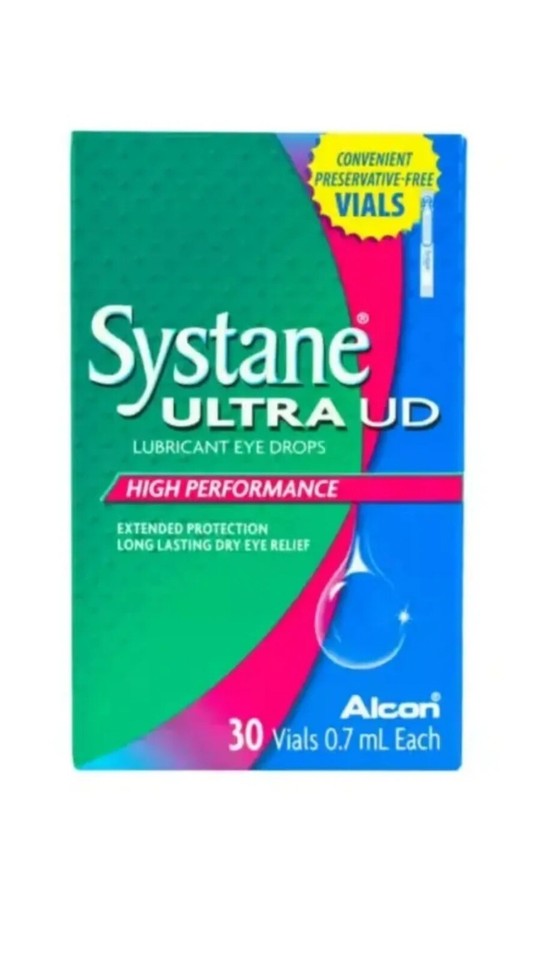 SYSTANE ULTRA UD Lubricant Eye Drops 30 X 7ml Vials Brand New Long ...
