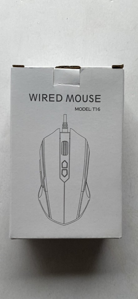 Easterntimes Tech T-16 Wired RGB 8 Programmable Button Gaming Mouse ...