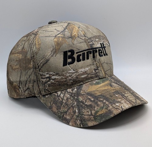 Barrett Firearms Men's Camo Cap Hat Hunting Woods Trees Snapback ...