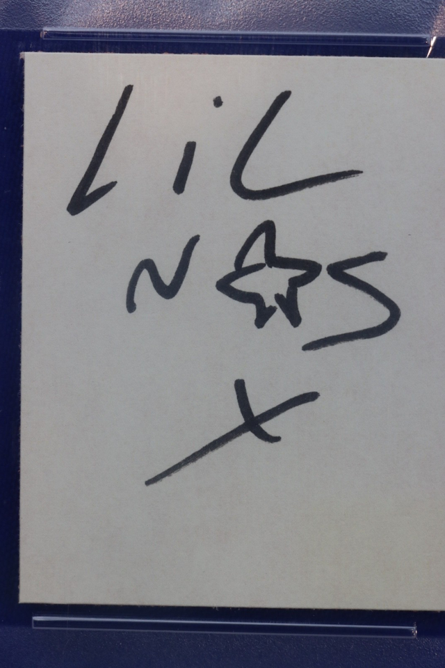 LIL NAS X Autographed Card PSA DNA Certified Authentic Auto RAPPER ...
