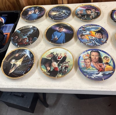 Star Trek Hamilton Collection Collectors Plates Lot of 9 | eBay