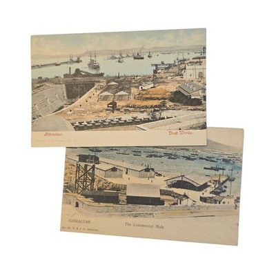 Gibraltar Postcards Ships Russian British American Fleets | eBay