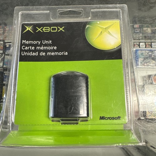 Original XBOX Memory Unit Blister Pack OEM Sealed X08-25318 Microsoft ...