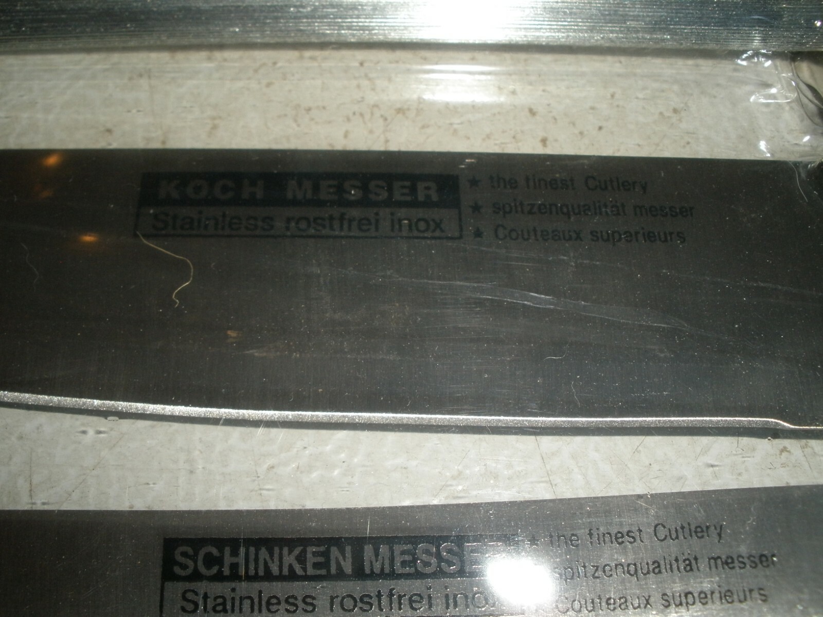 NEW Messer Stainless Rostfrei Inox Cutlery Knife Set of 6 Knives (O33 ...