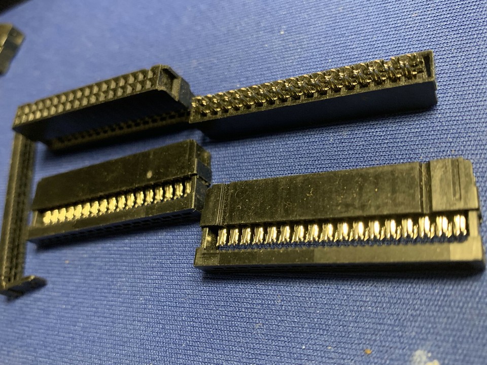 AMP AB CONNECTOR BLACK IDE IDC 34-PIN LAST ONES NEW QTY-1 | eBay