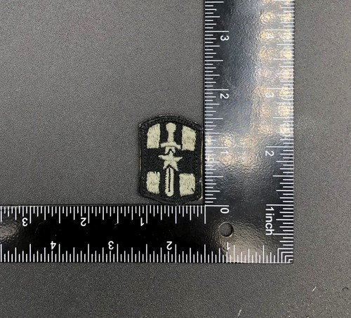 US Army 807th Medical Brigade Black And Grey Mini Theatre Made Patch ...