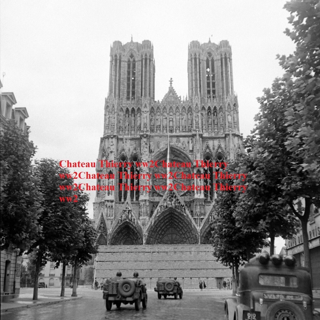 US ww2 Photo Chateau Thierry Aisne Reims Meaux para Utah Omaha veste ...