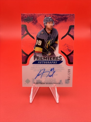 Alex Tuch 2017-18 Upper Deck Ice Autograph Rookie #/299 Vegas Buffalo ...