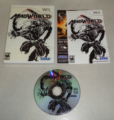 ~MadWorld Mad World for Nintendo Wii CIB COMPLETE US Version ~Tested ...