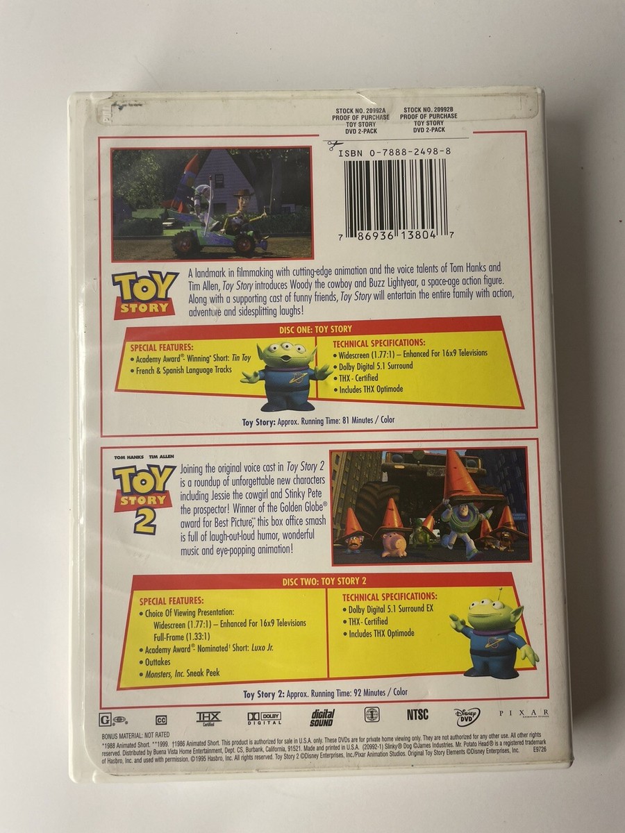 Toy Story 2 Dvd 2000 Ebay