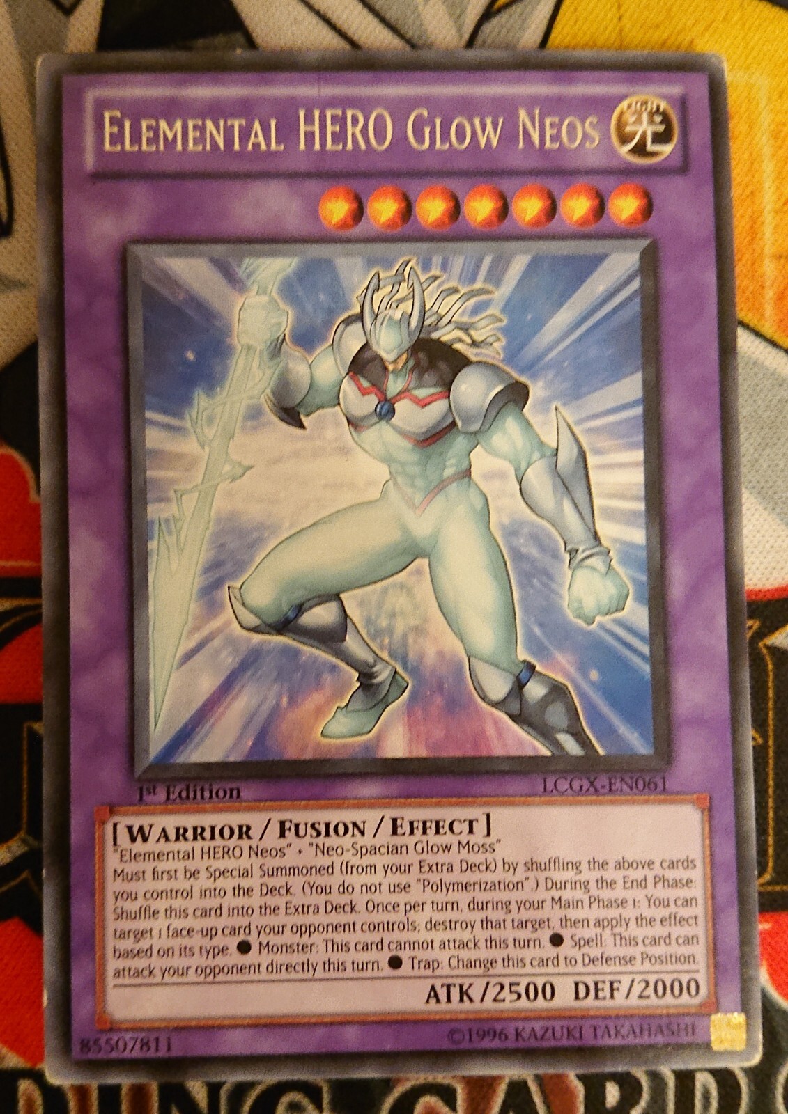 Yugioh! LCGX-EN061 Elemental Hero Glow Neos Rare Unl Ed | eBay