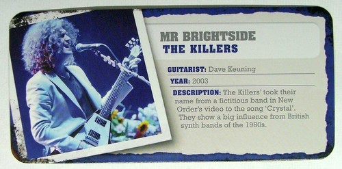 Guitar riff TAB Mr Brightside The Killers Dave Keuning Q38 | eBay