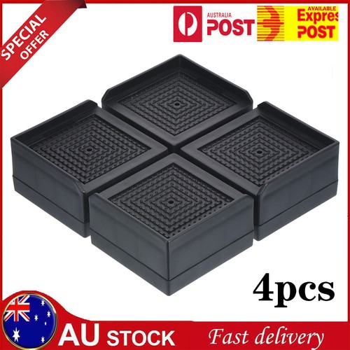 4Pcs Furniture Risers 1.5" Bed Risers Adjustable Desk Sofa Table Riser ...