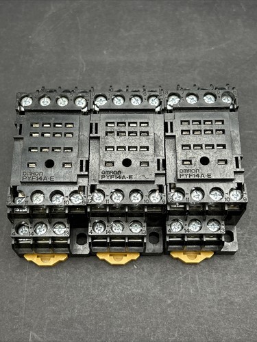 Omron Relay Socket PYF14A-E PYF14AE 14-pin (Packs of 3) *NOS/Open Box ...