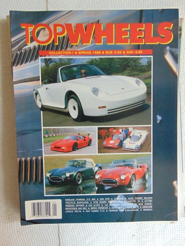 TOP WHEELS Magazine Spring 1988 EMBLEM Sports Cars | eBay