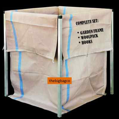 GARDEN FRAME (ALUMINIUM) WITH WOOLPACK & HOOKS -Great way to manage ...