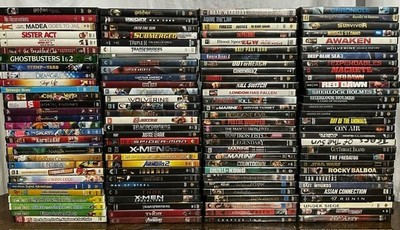 Huge Lot of DVDs 1100+ (One Thousand One Hundred plus) DVDs Various ...