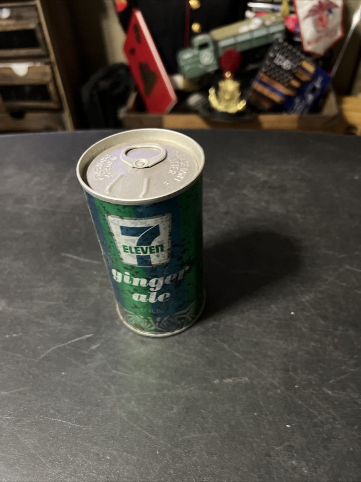Vintage 1970s Flat Top Soda Can 7 Eleven Dallas Texas Ginger Ale | eBay