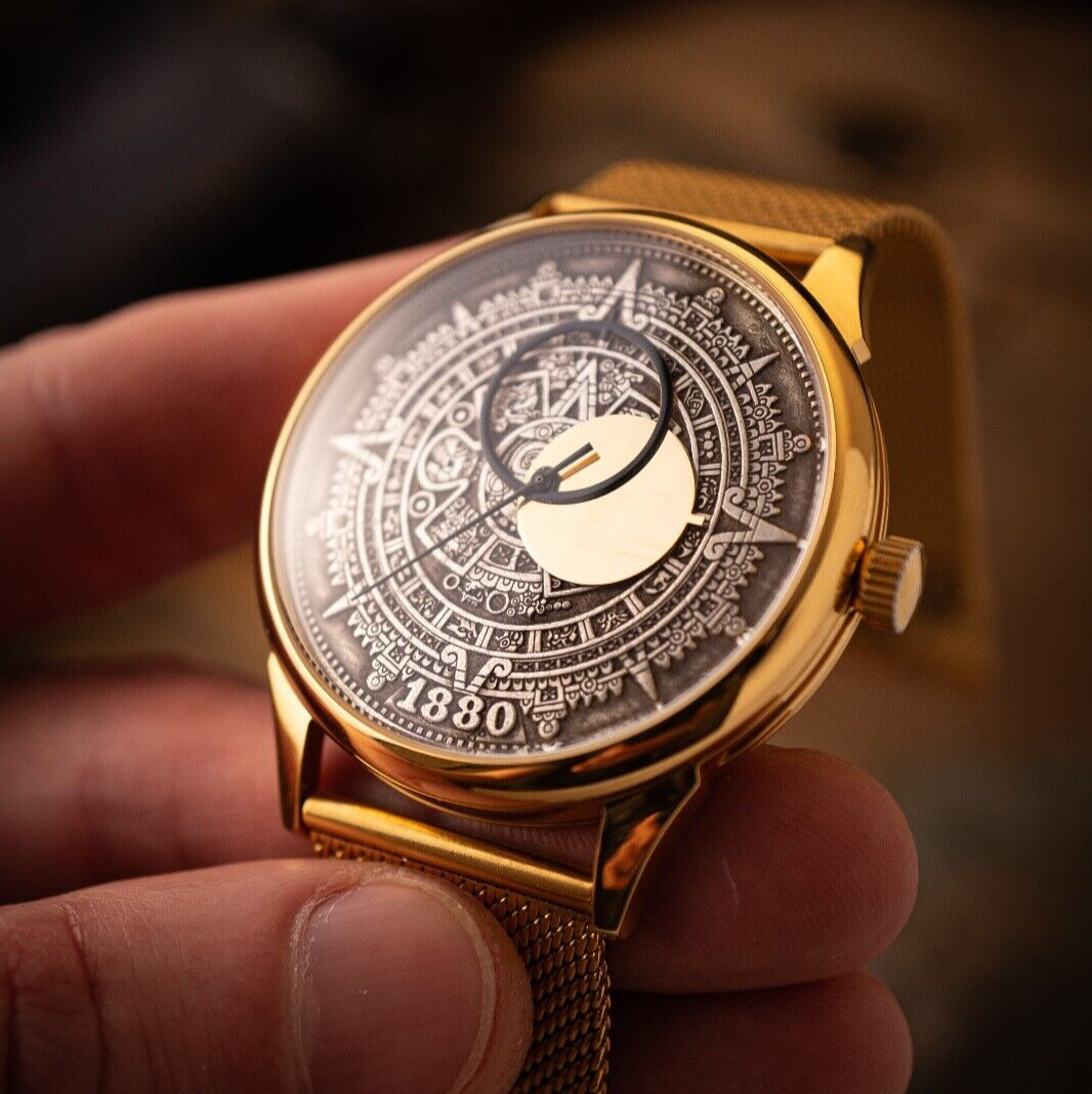 Vintage watch, Aztec calendar, MARRIAGE WATCH, 1980s … - Gem
