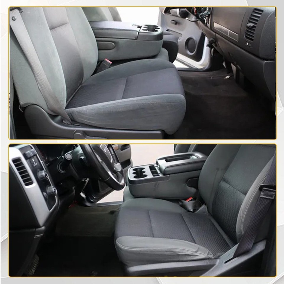 For 14-18 GMC Sierra 1500 2500HD 3500HD Left Right Bottom Cloth Seat ...