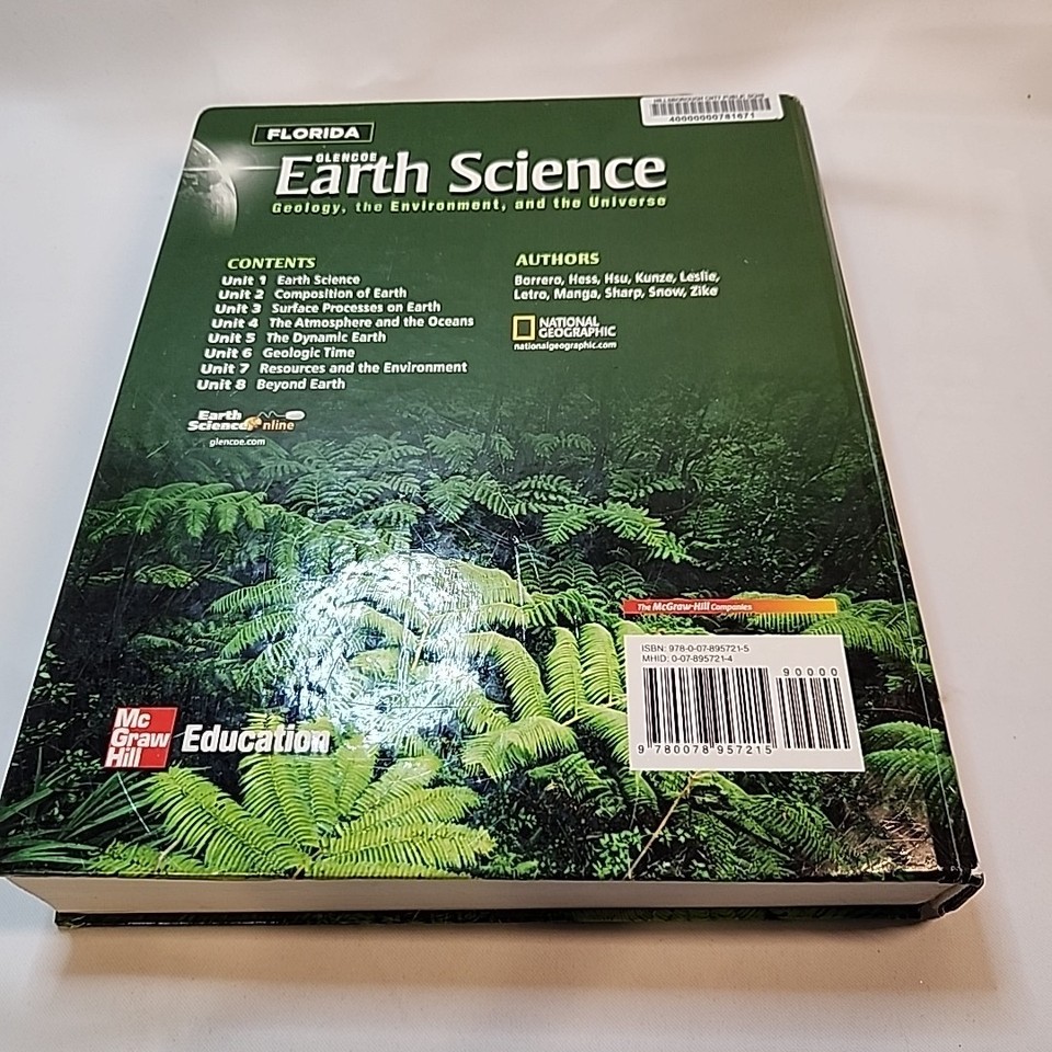 glencoe earth science - Geology Environment Universe - Florida Teacher ...