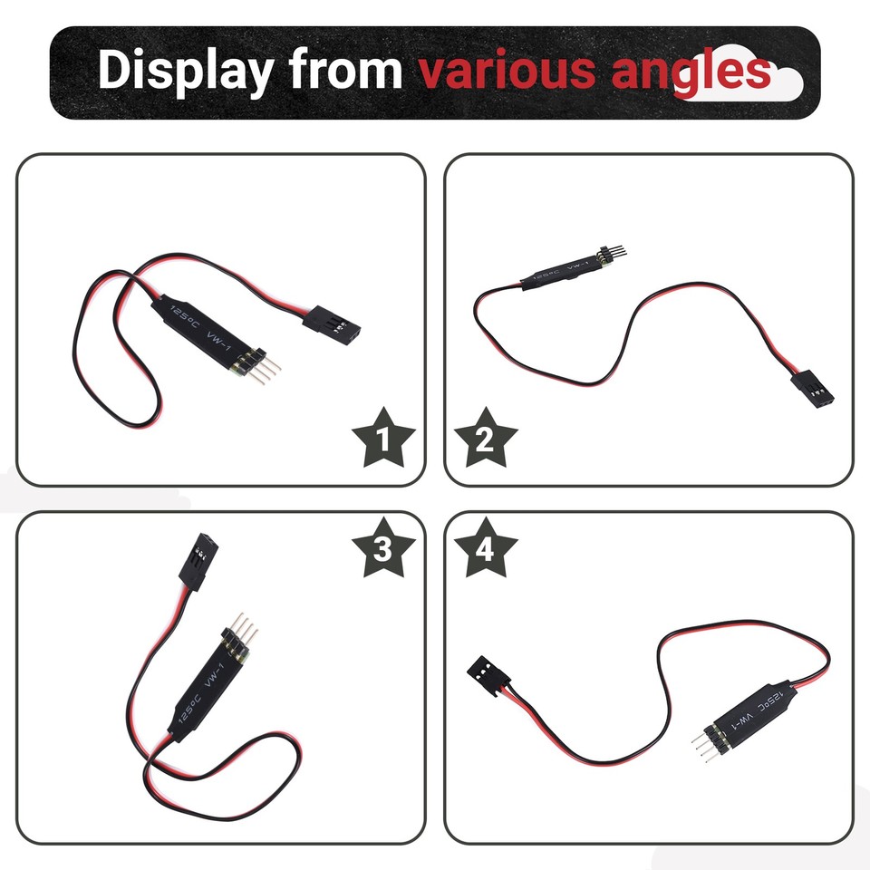 4X(Remote Control Board CH3 Light Control Module for the Model RC ...