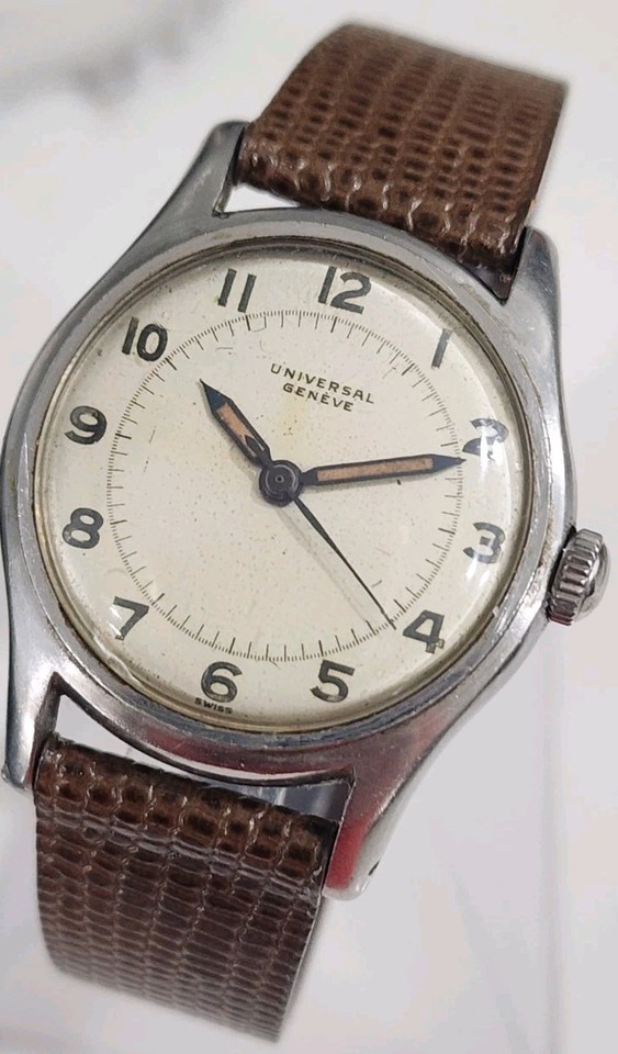 Vintage UNIVERSAL GENEVE WWII Military Cal. 267 Movement Dirty Dozen ...