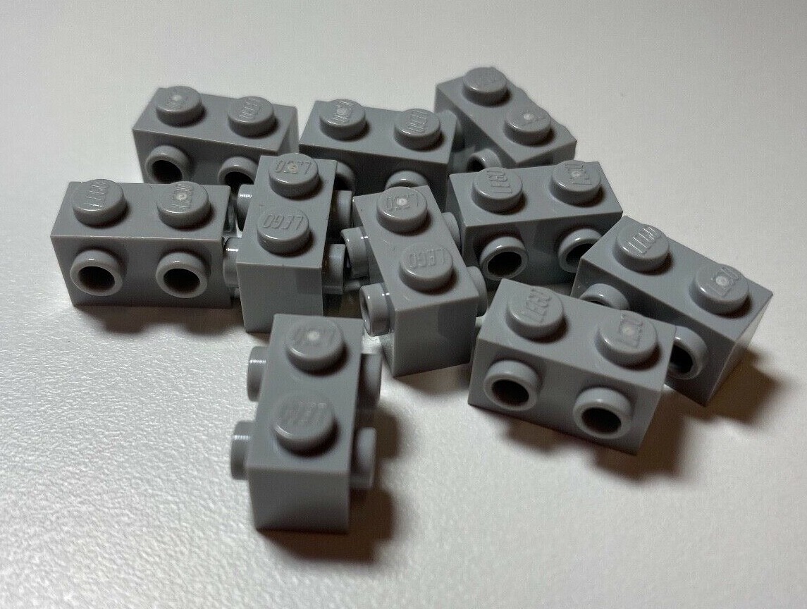 Lego 52107 Brick 1x2 with studs both sides Select Colour Pack of 10 ...